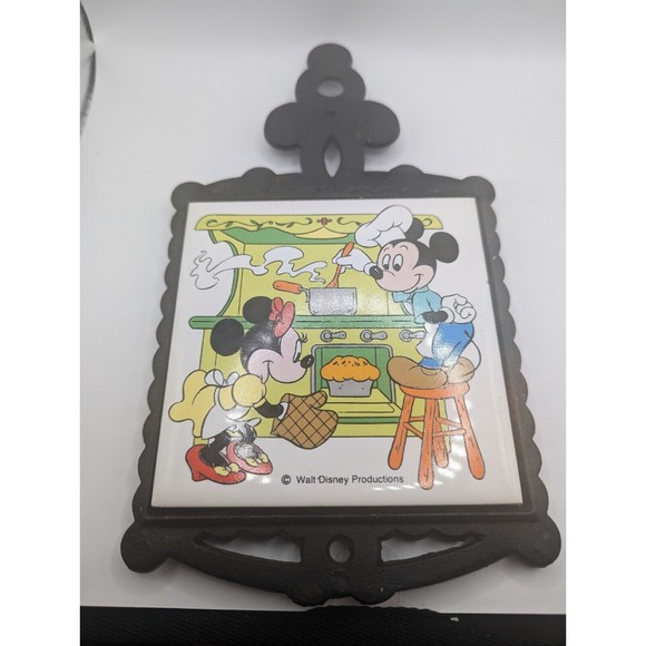 Walt Disney | Kitchen | Vintage Mickey Minnie Mouse Disney Hot Plate ...